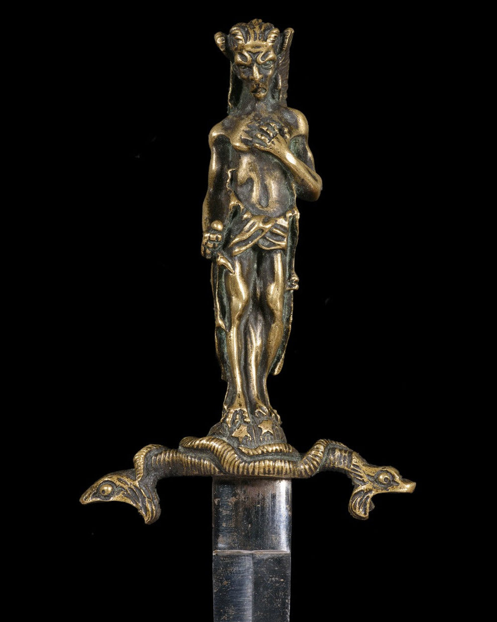 DEVIL AND SNAKE CEREMONY RITUAL DAGGER | RELICS