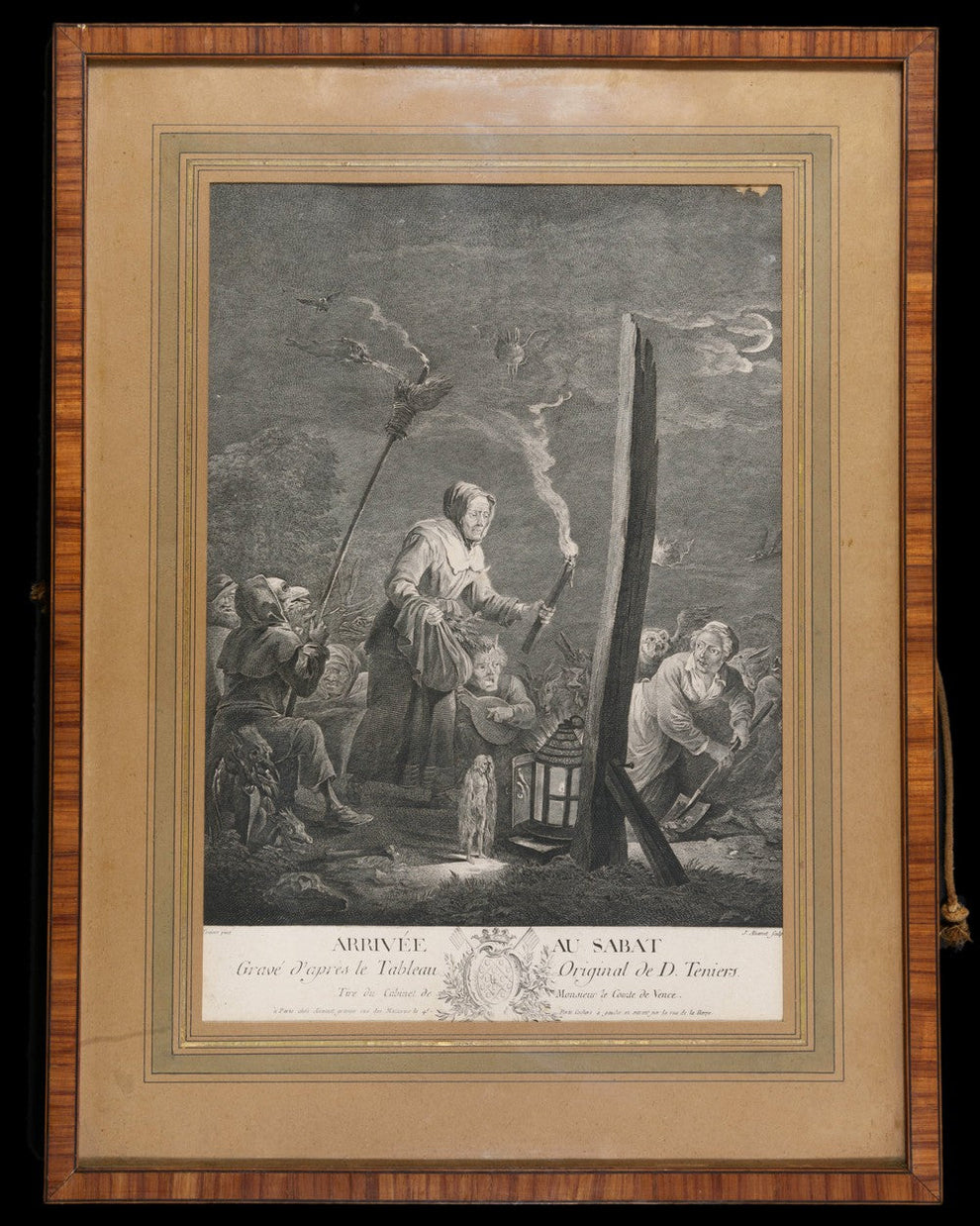 ENGRAVING 18th century WITCHCRAFT | RELICS