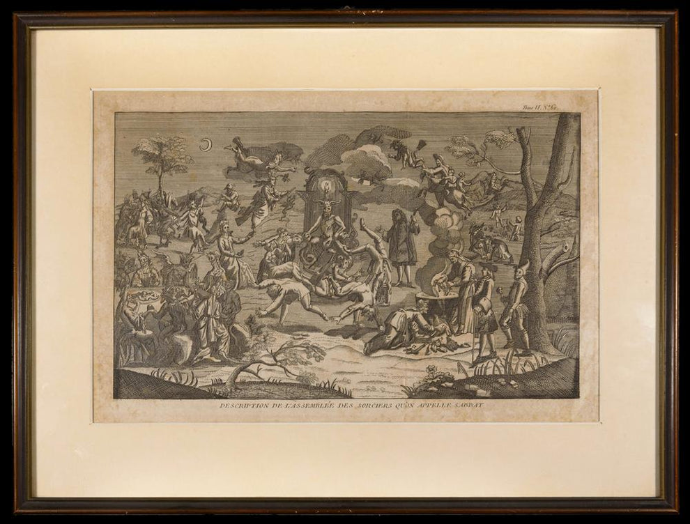 ENGRAVING WITCHES' SABBATH 18th CENTURY | RELICS