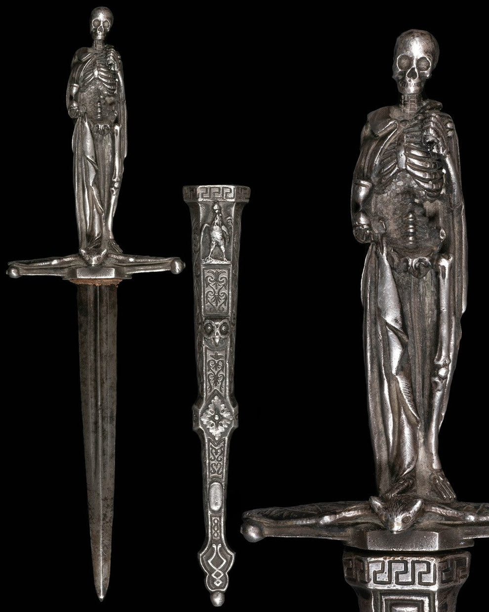 OCCULT RITUAL CEREMONY DAGGER MEMENTO MORI | RELICS